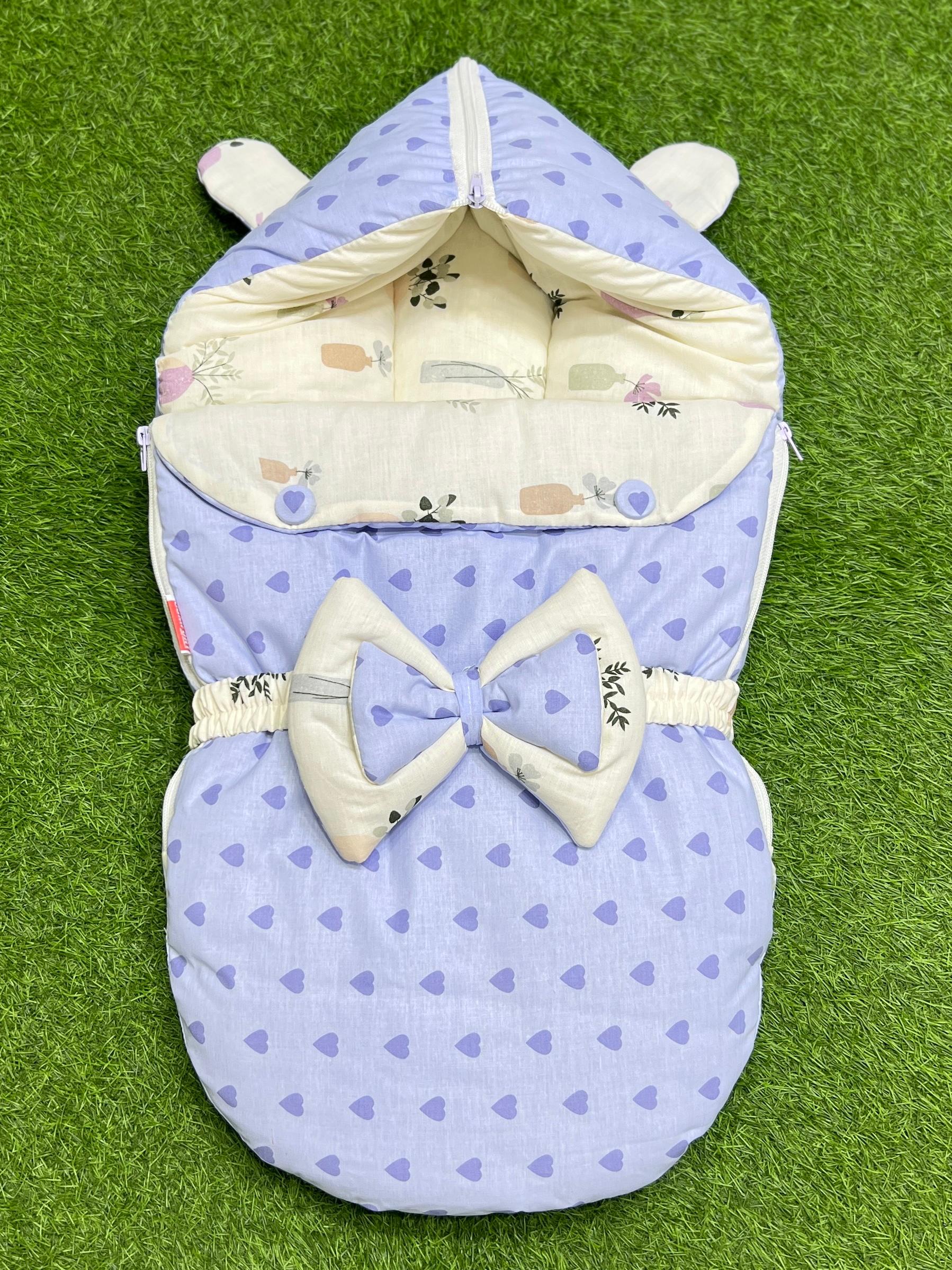 Double Bow Carry Nest (Purple Heart) – Baby Spot PK